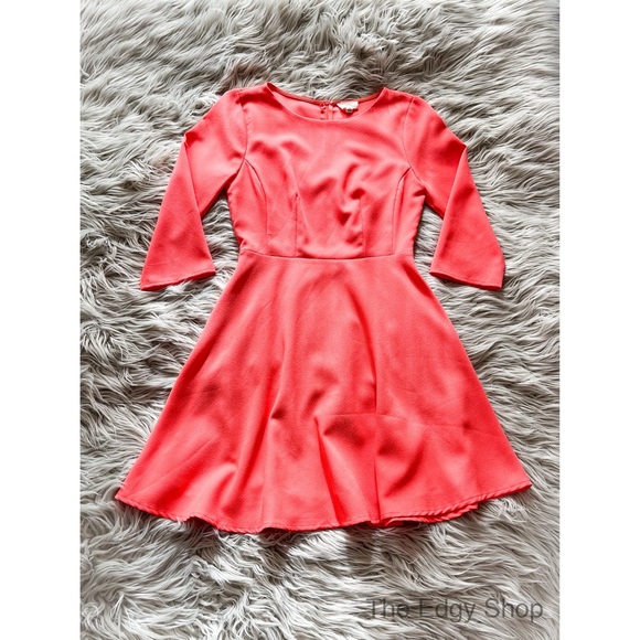 Everly | Dresses | Everly 34 Sleeve Aline Fit And Flare Skater Dress ...